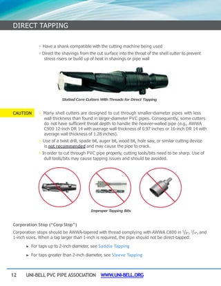 PVC Pressure Pipe Tapping Guide Uni Bell | PPTX