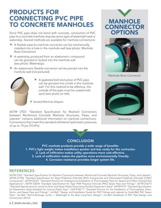 Manholes are essential for the operation and maintenance of gravity ...