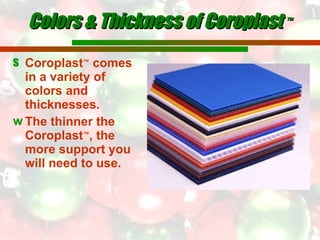 Pvc and coroplast_class | PPT