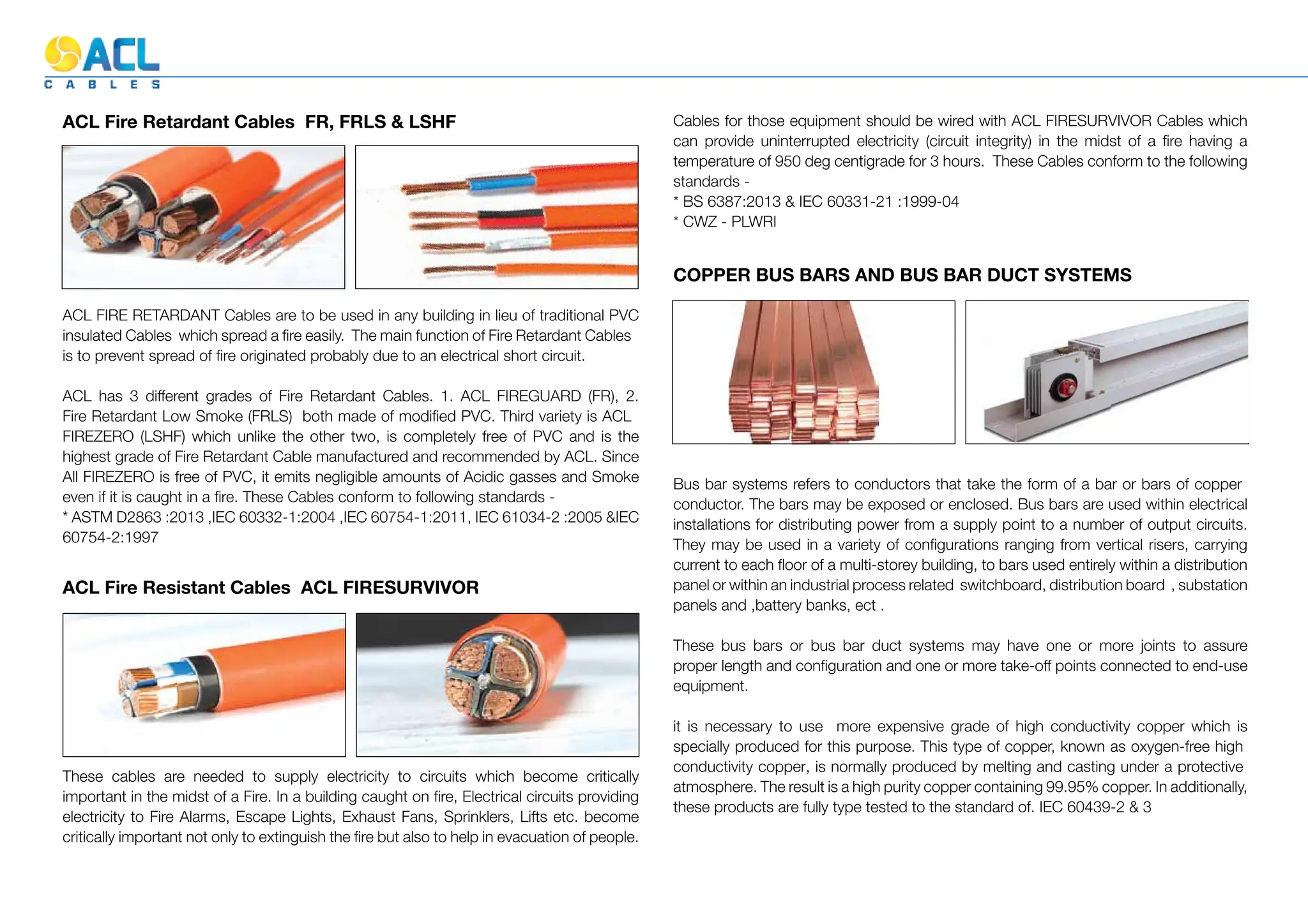 PVC Catalogue pdf of ACL Cables . Industriapower | PDF