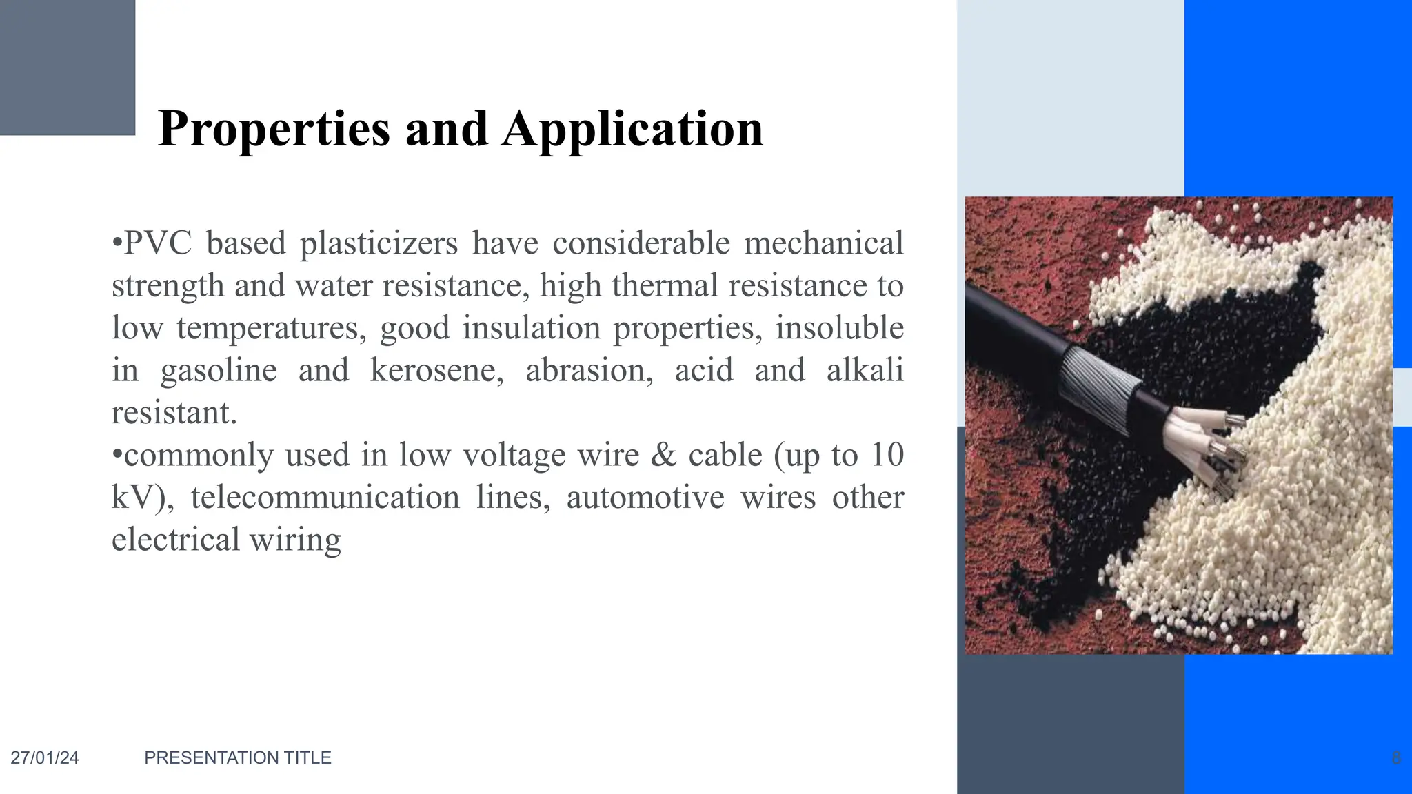 PVC Compounds for wire and Cabels .pptx