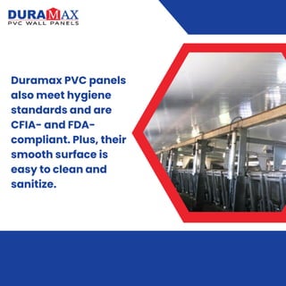 PVC Dairy Wall Panels Meet The Food Safety Standards | PDF