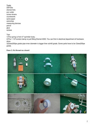 Pvc dremel drill press | PDF