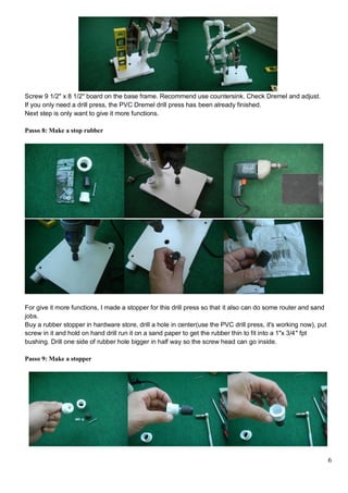 Pvc dremel drill press | PDF