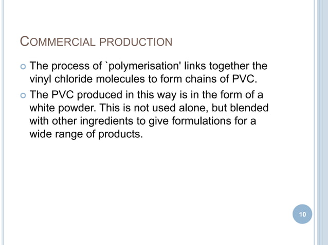 Pvc | PPTX | Chemistry | Science