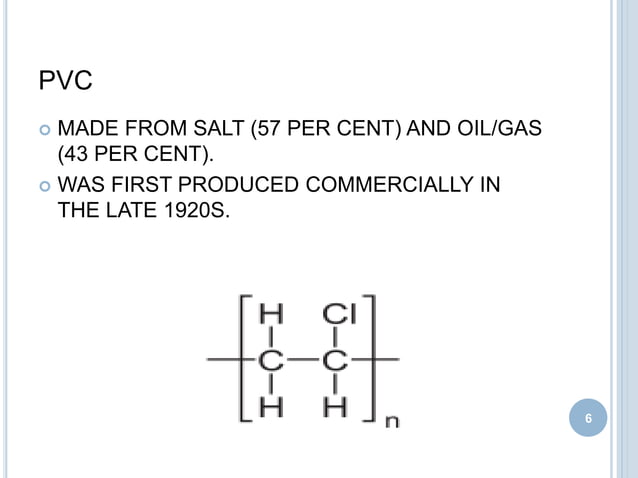 Pvc | PPTX | Chemistry | Science