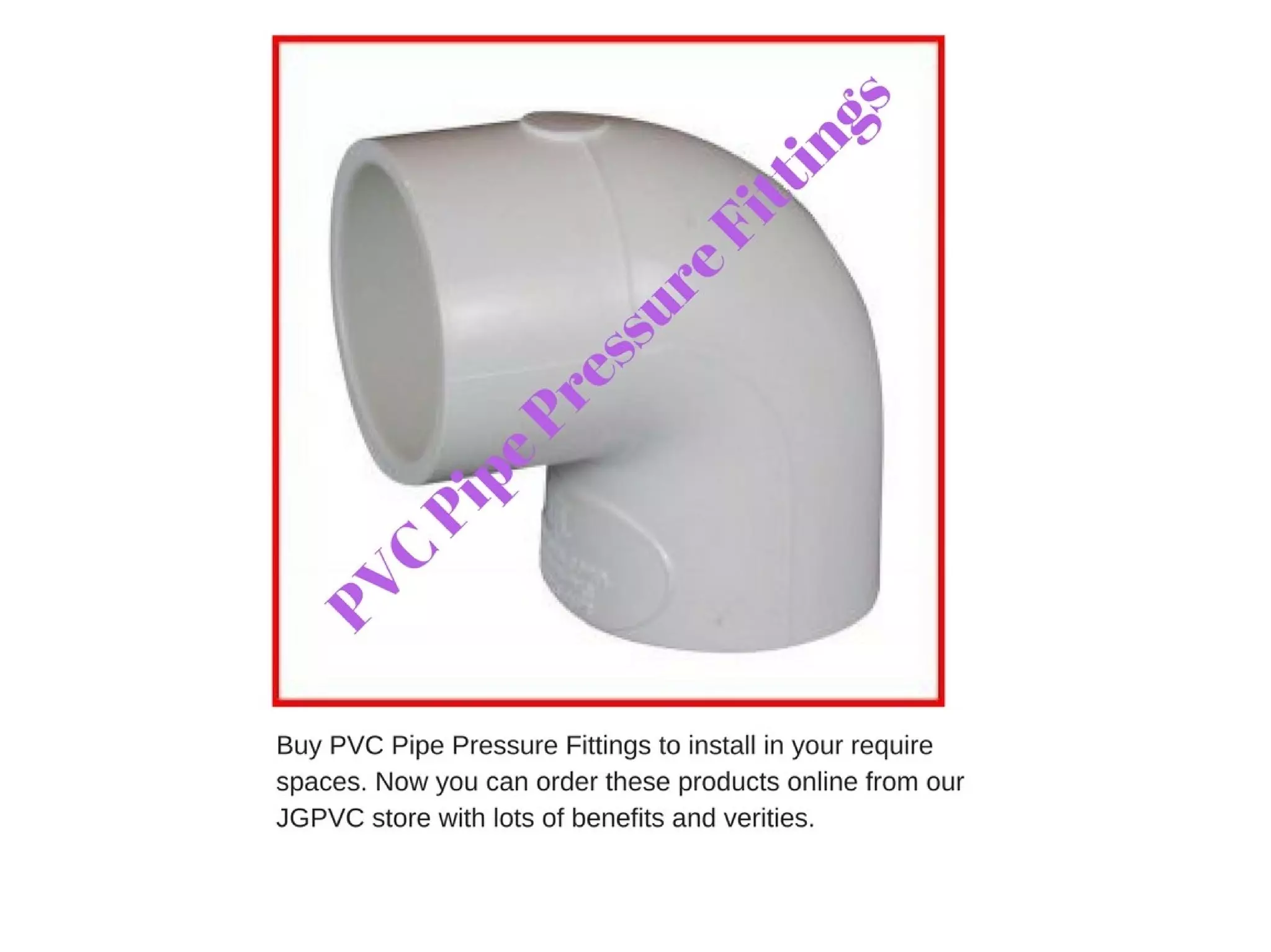 Pvc fittings | PPT