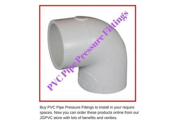 Pvc fittings | PPT