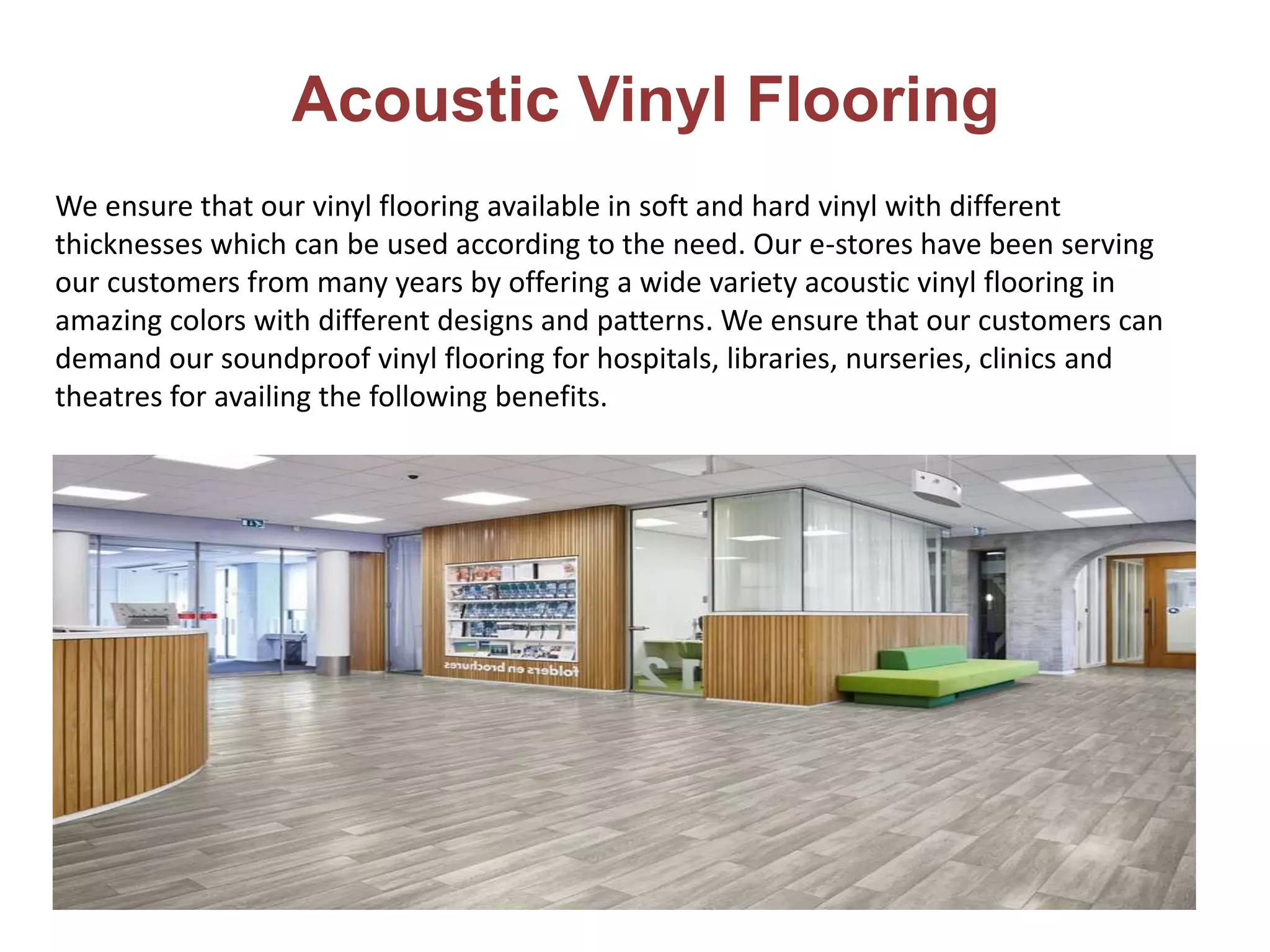 ACOUSTIC VINYL FLOORING | PPTX