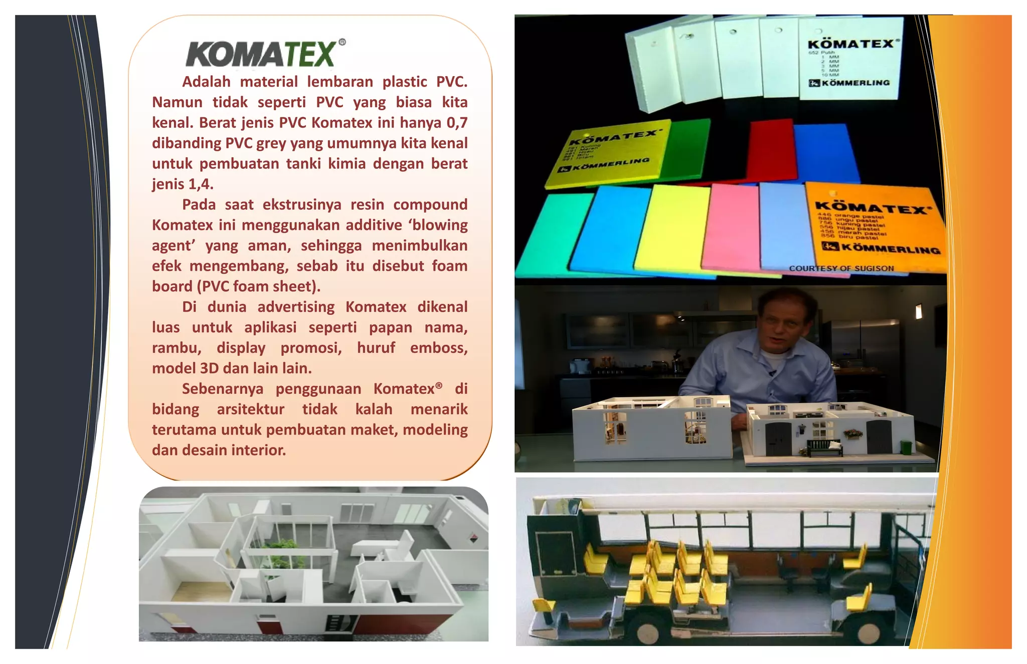 Pvc foam komatex for maquette modelling and design | PDF