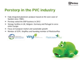 Perstorp - Plasticizers for today and for the future | PPT