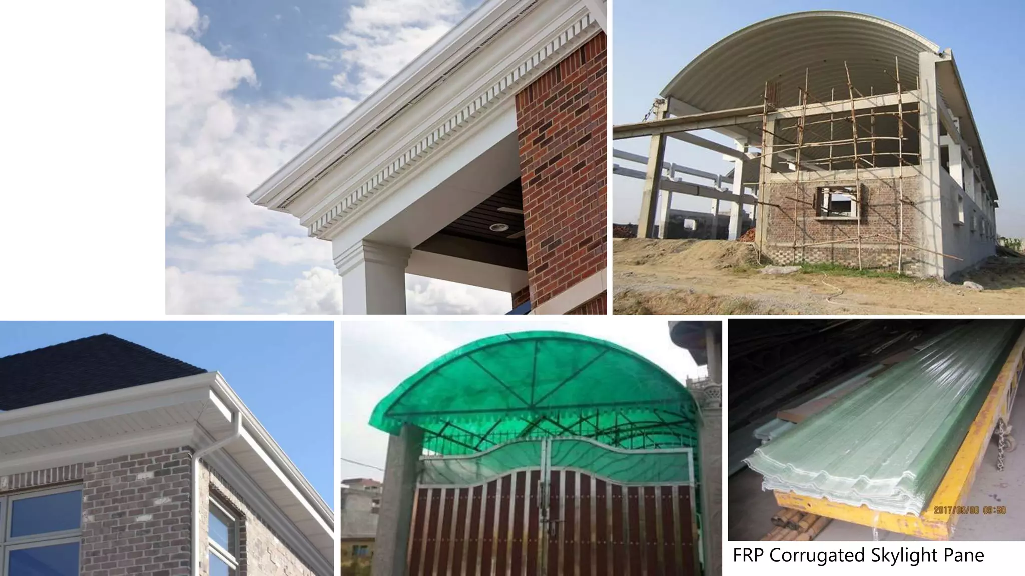 Use of Plastic, PVC, FRP in Architecture and Construction industry | PPT