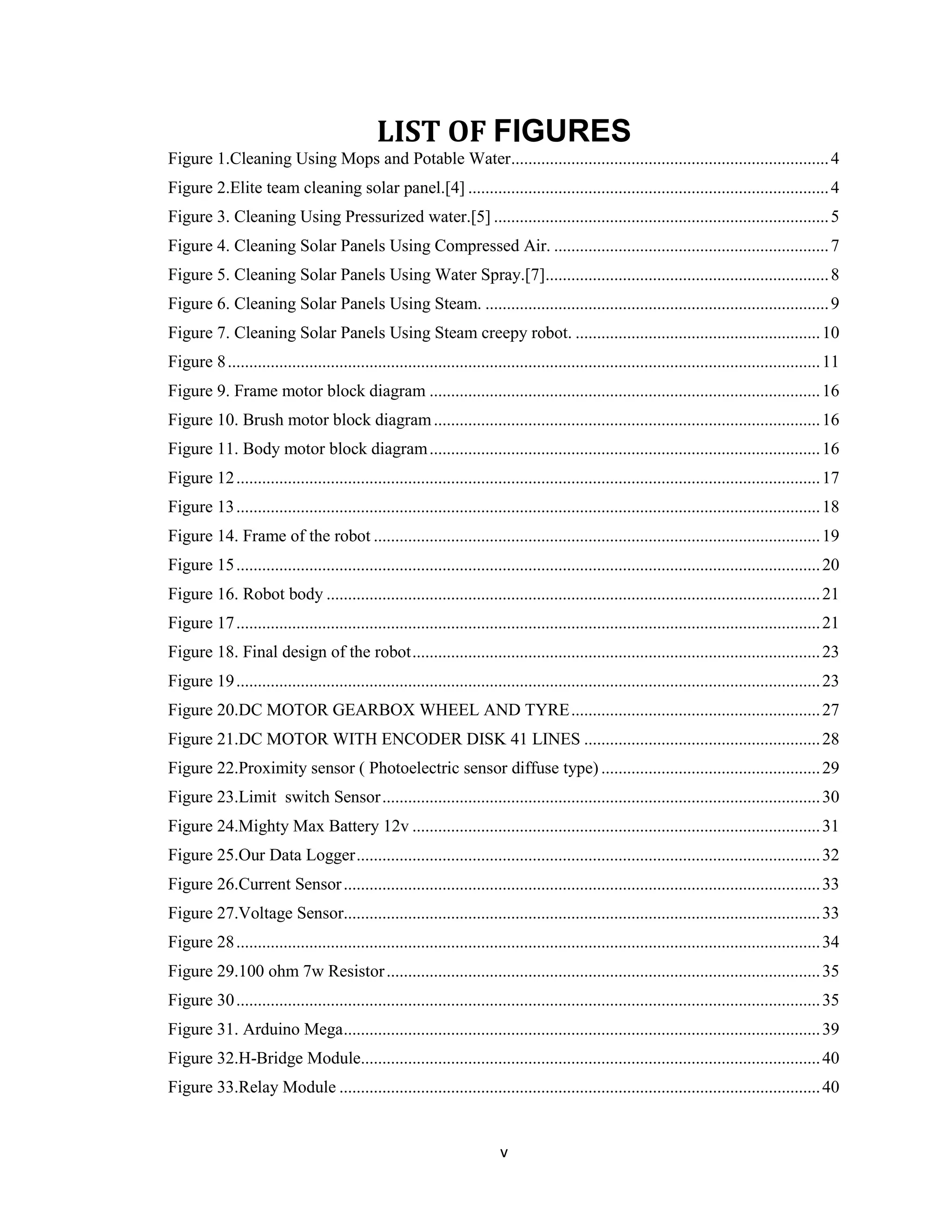Pv cleaning robot project final | PDF