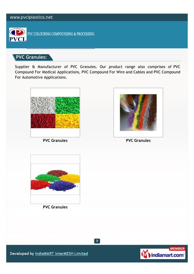 PVC Colouring Compounding & Processing, Ahmedabad, PVC Compound | PDF