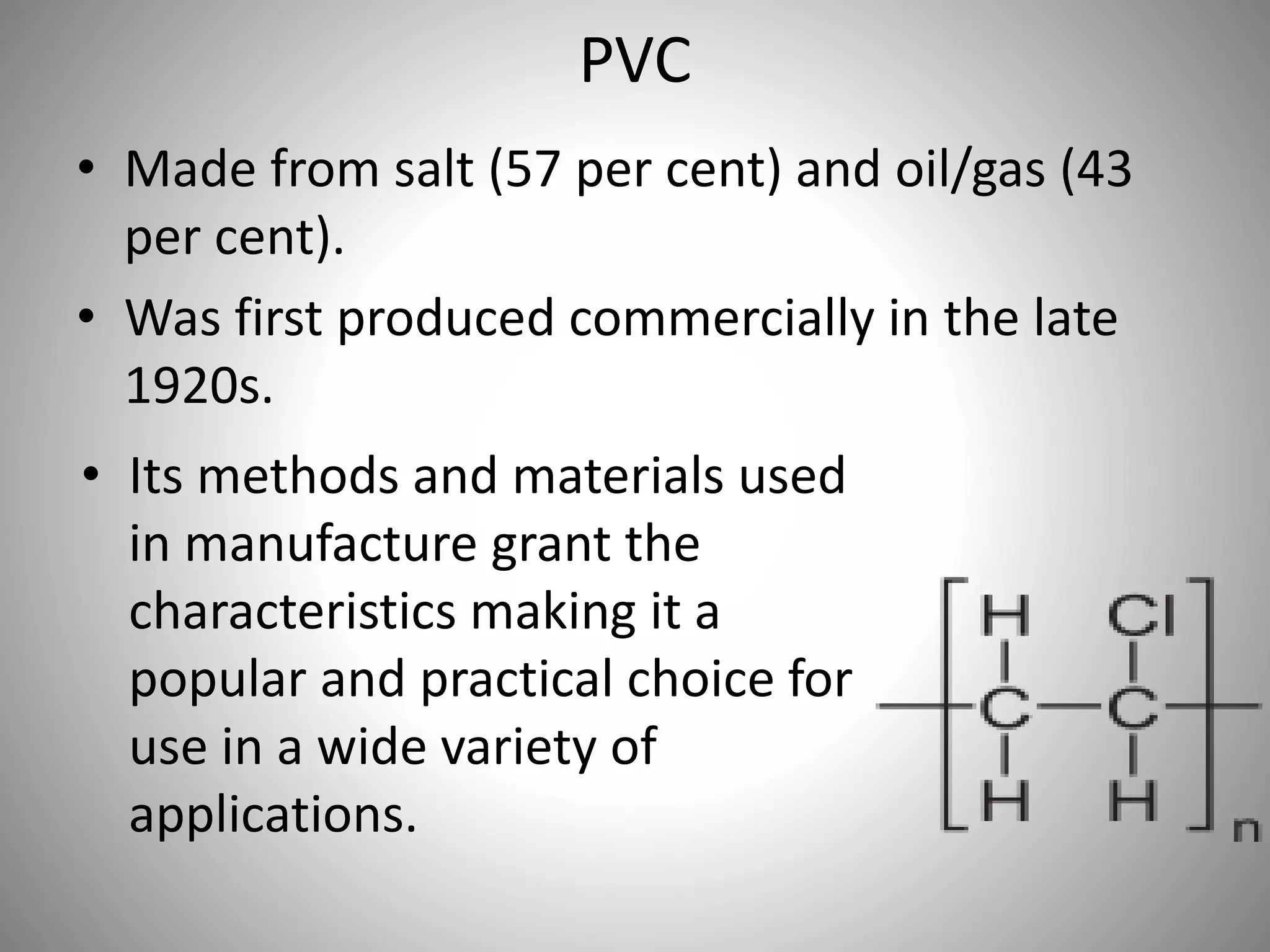 Pvc material for construction | PPTX
