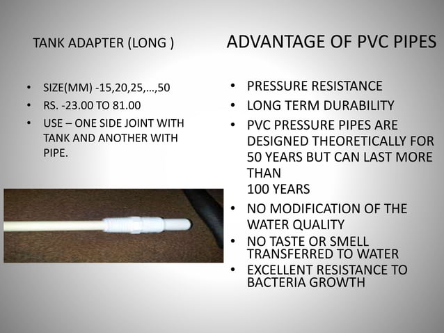 Pvc material for construction | PPTX