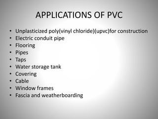 Pvc material for construction | PPTX