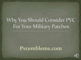 PVC Military Patches | PPTX