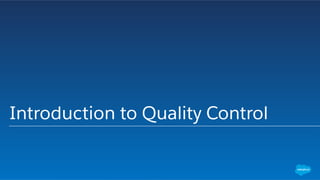 Quality Control in Development | PPT
