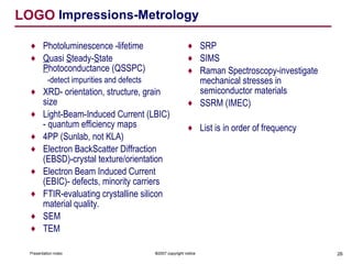 PV Conference Summary Example | PPT