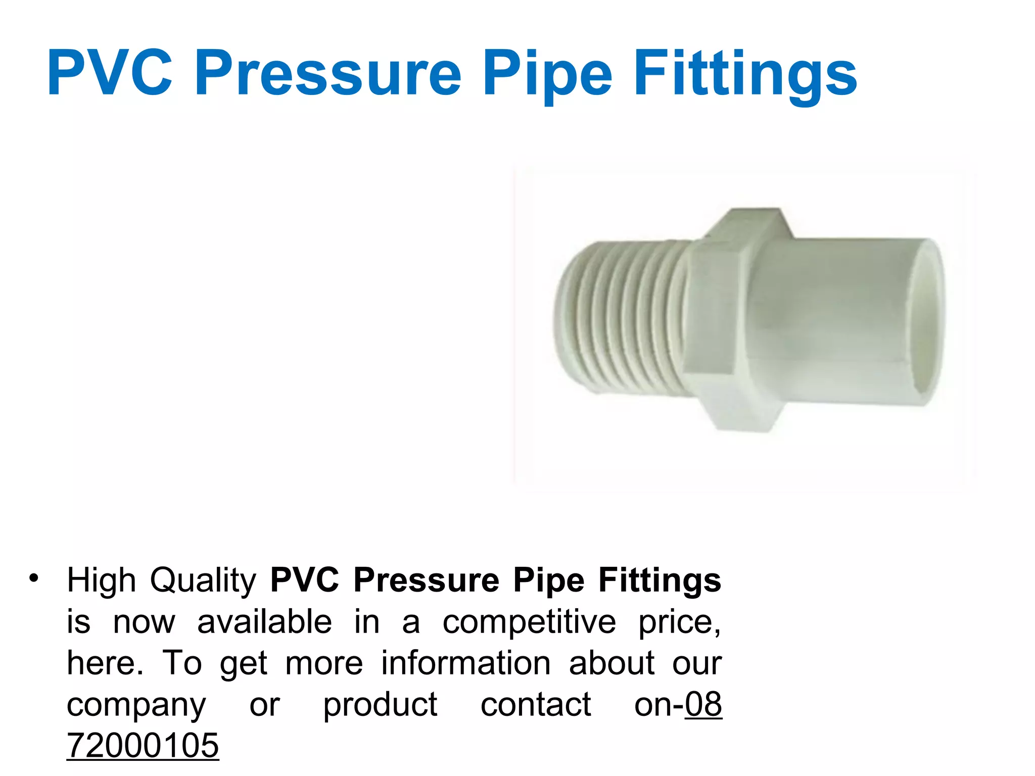 Pvc pipe fittings | PPT