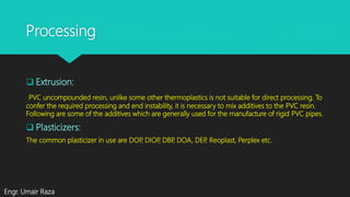 Pvc Pipe manufacturing its procedure , cost & application | PPTX