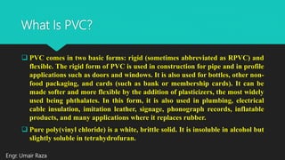 Pvc Pipe manufacturing its procedure , cost & application | PPTX
