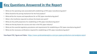 PVC Pipes Manufacturing Plant Project Report 2024.pdf