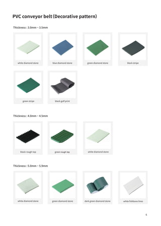 PVC and PU conveyor belt catalog | PDF