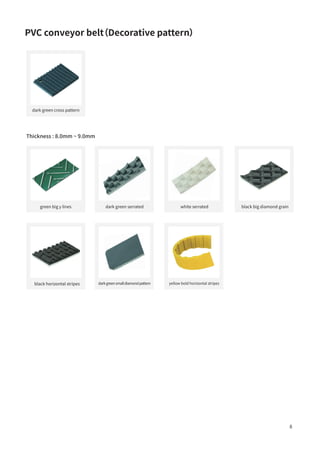 PVC and PU conveyor belt catalog | PDF