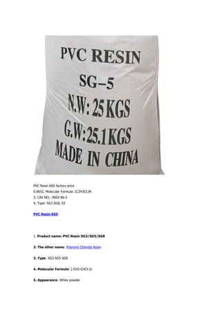 Pvc resin sg5 | PDF