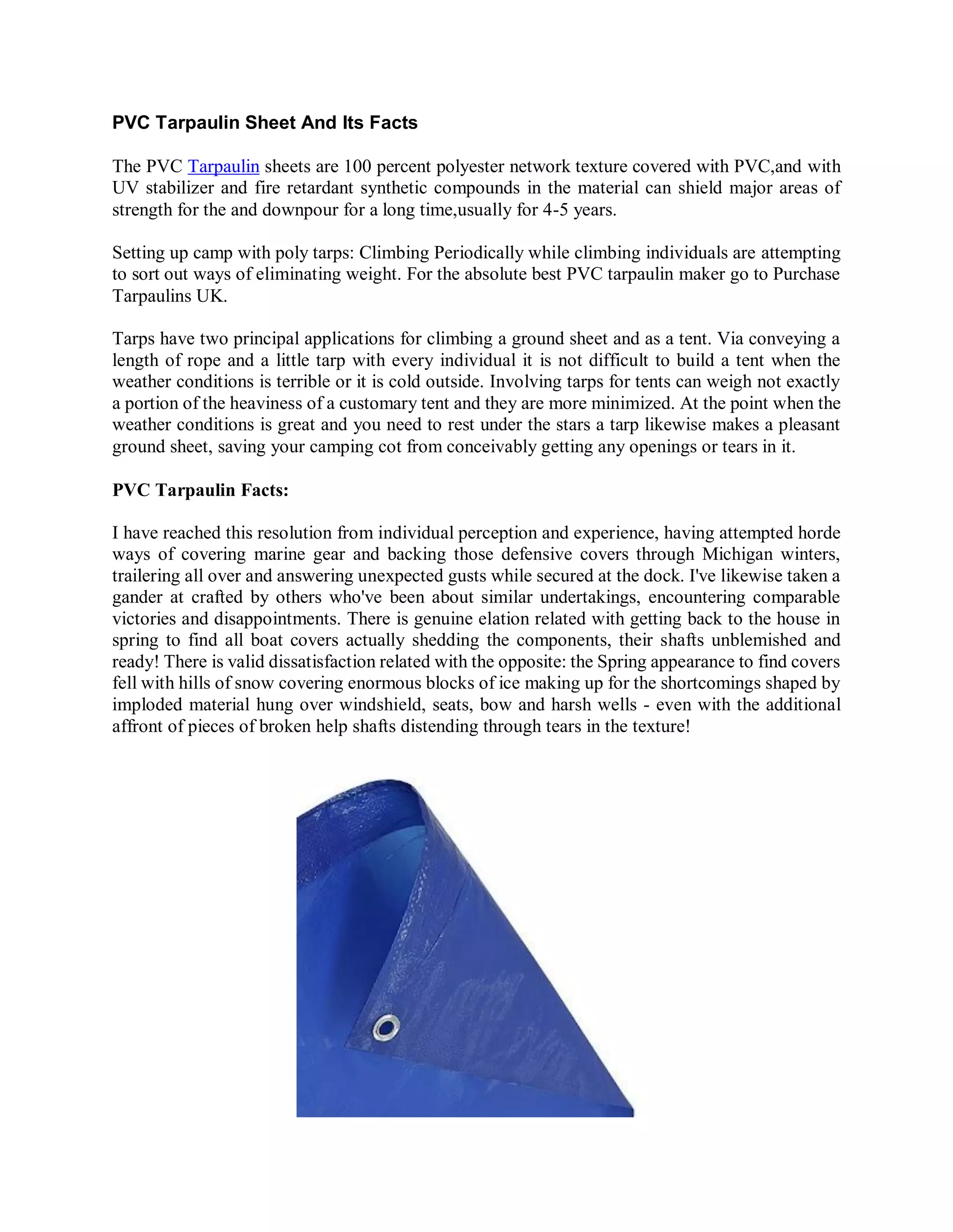 PVC Tarpaulin Sheet And Its Facts.pdf