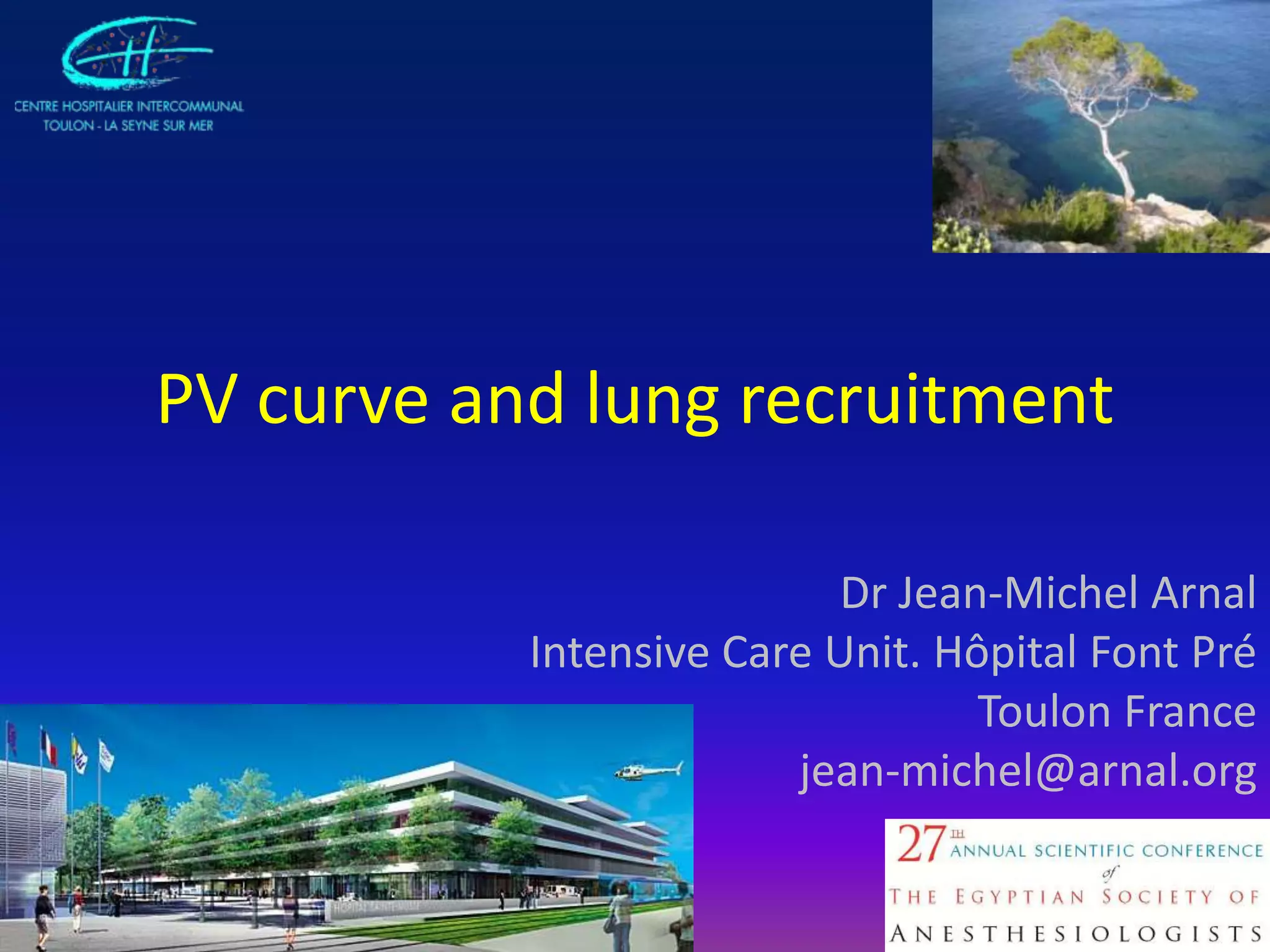 PV Curve and Lung Recruitment | PPTX