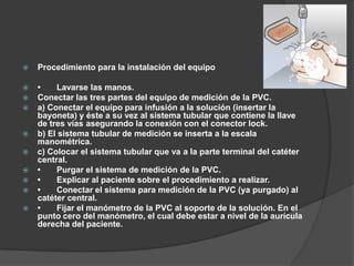 Pvc presion venosa central | PPTX