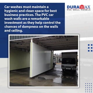 PVC wall for car wash is easy to clean and maintain | PDF