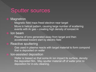 Physical Vapour Deposition | PPT