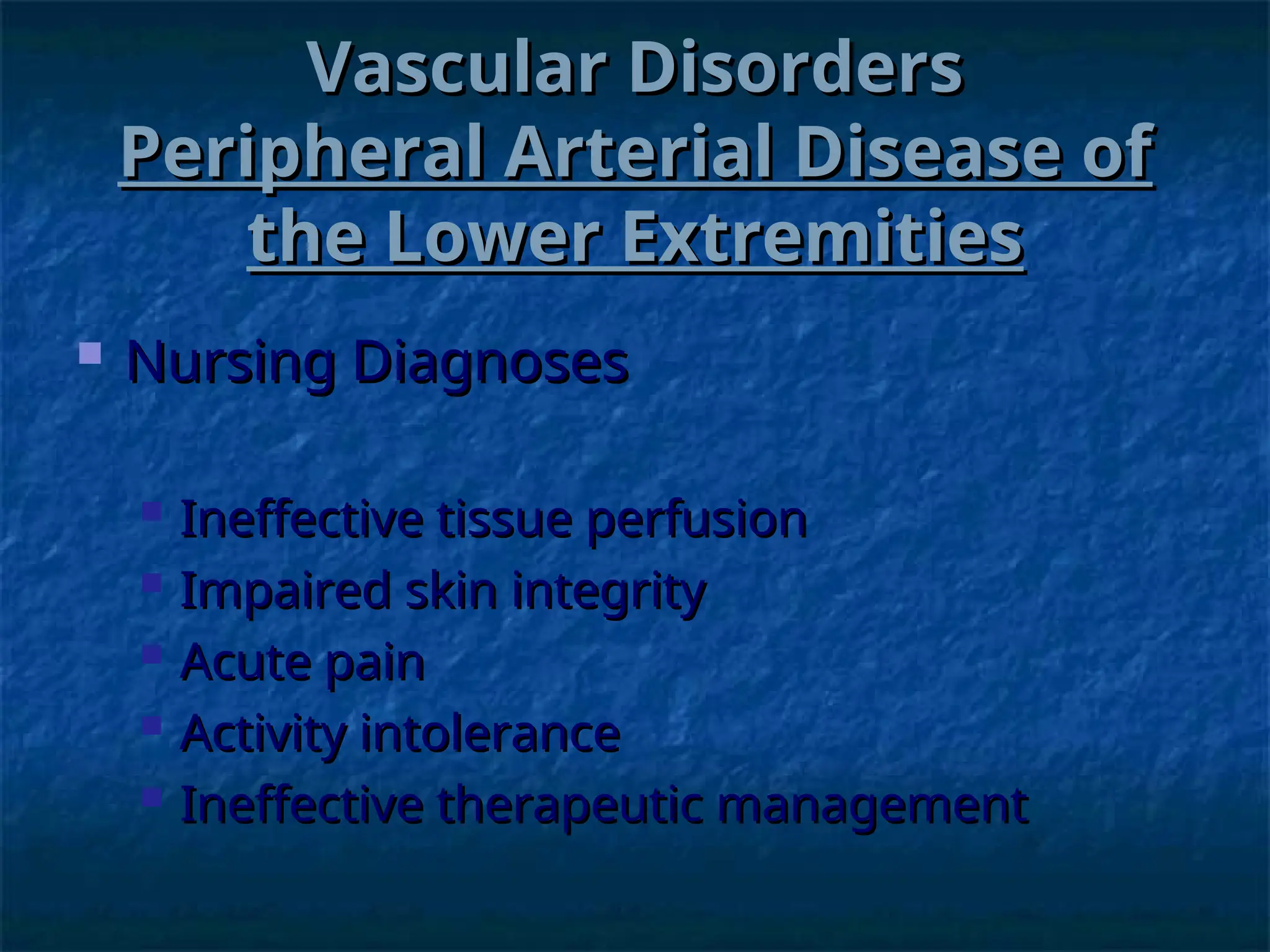 PVD peripheral vascular disease management.ppt