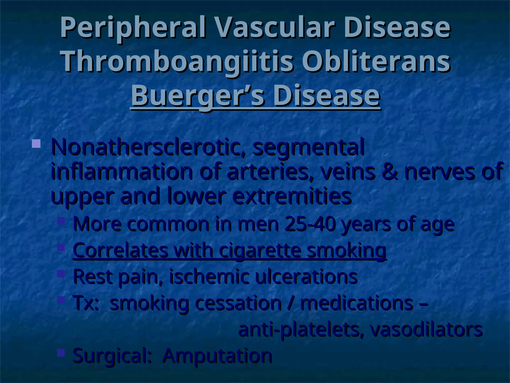PVD peripheral vascular disease management.ppt