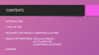 Peripheral vascular disease medicine powerpoint presentation | PPTX