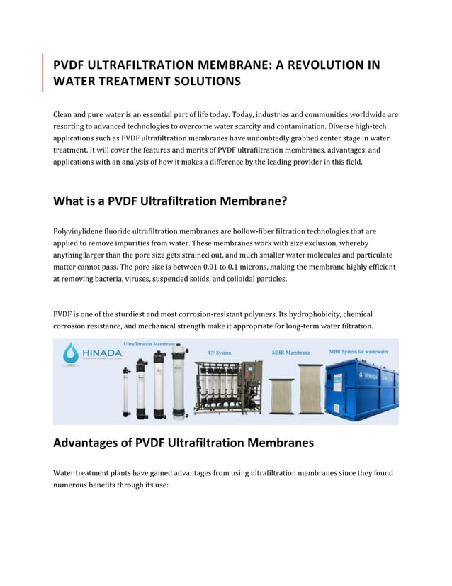 PVDF Ultrafiltration Membrane_ A Revolution in Water Treatment Solutions.pdf