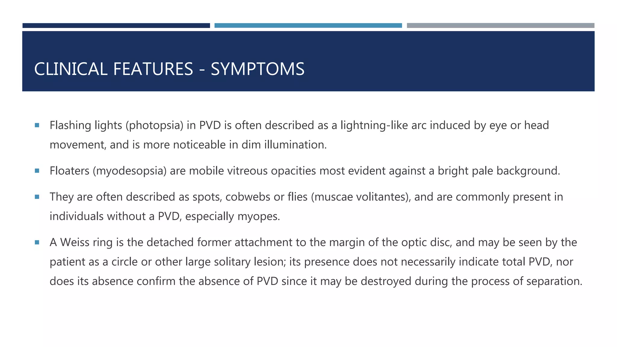 Posterior vitreous detachment - KANSKI | PPTX