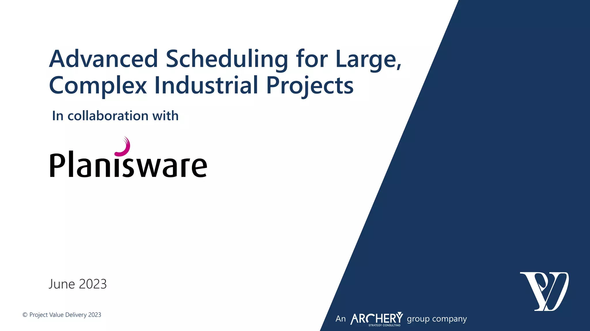 Advanced Scheduling for Large, Complex Industrial Projects | PDF