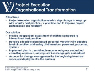 Project Value Delivery methodology and interventions | PPT