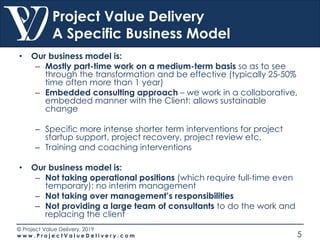 Project Value Delivery methodology and interventions | PPT