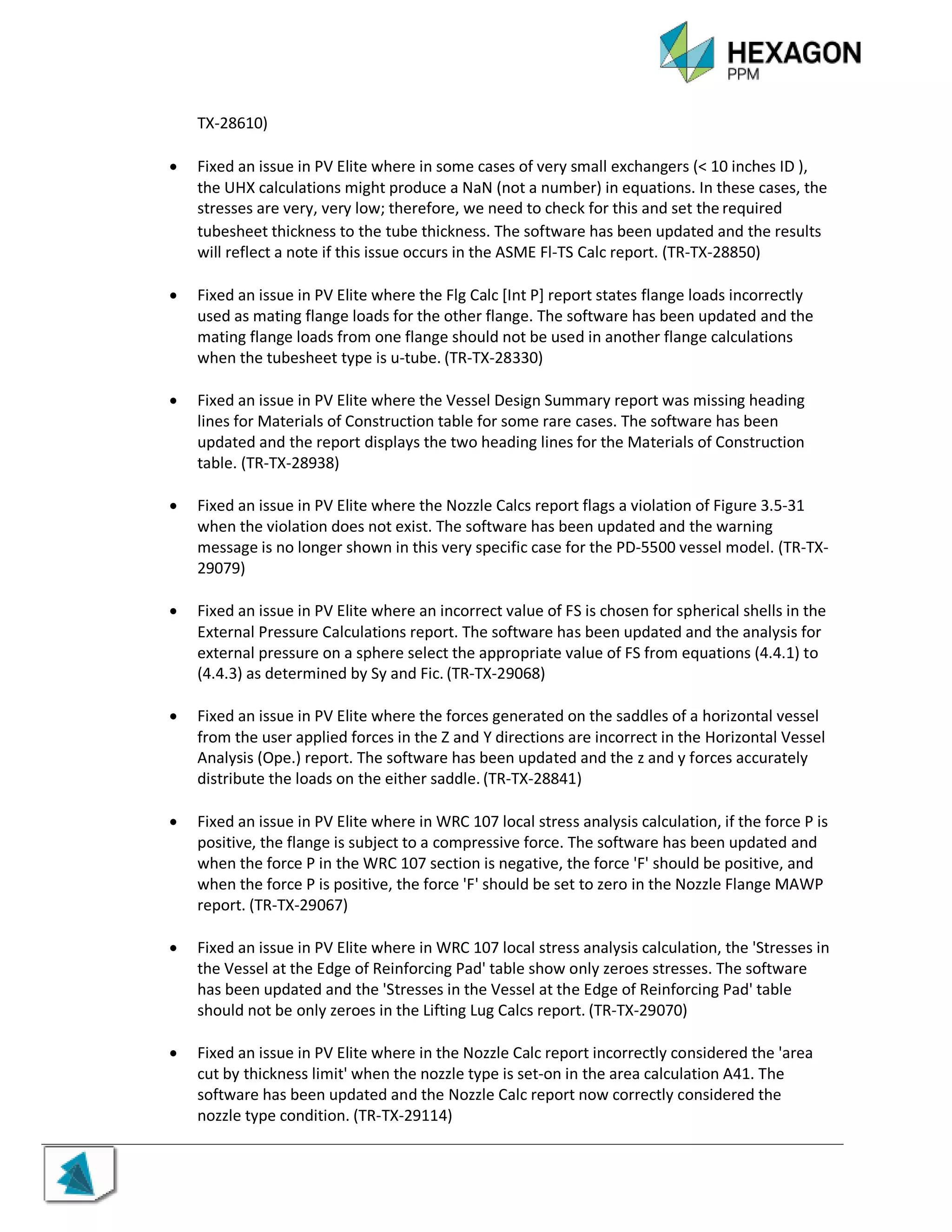 PV Elite 2019 Service Pack 2 (Version 21.00.02.0000). | PDF