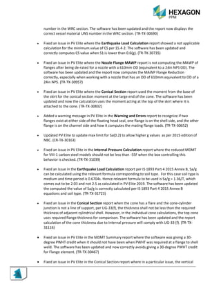 PV Elite 2019 Service Pack 2 (Version 21.00.02.0000). | PDF