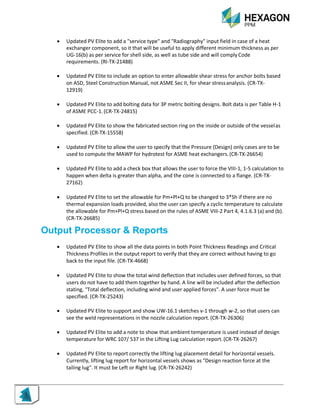 PV Elite 2019 Service Pack 2 (Version 21.00.02.0000). | PDF