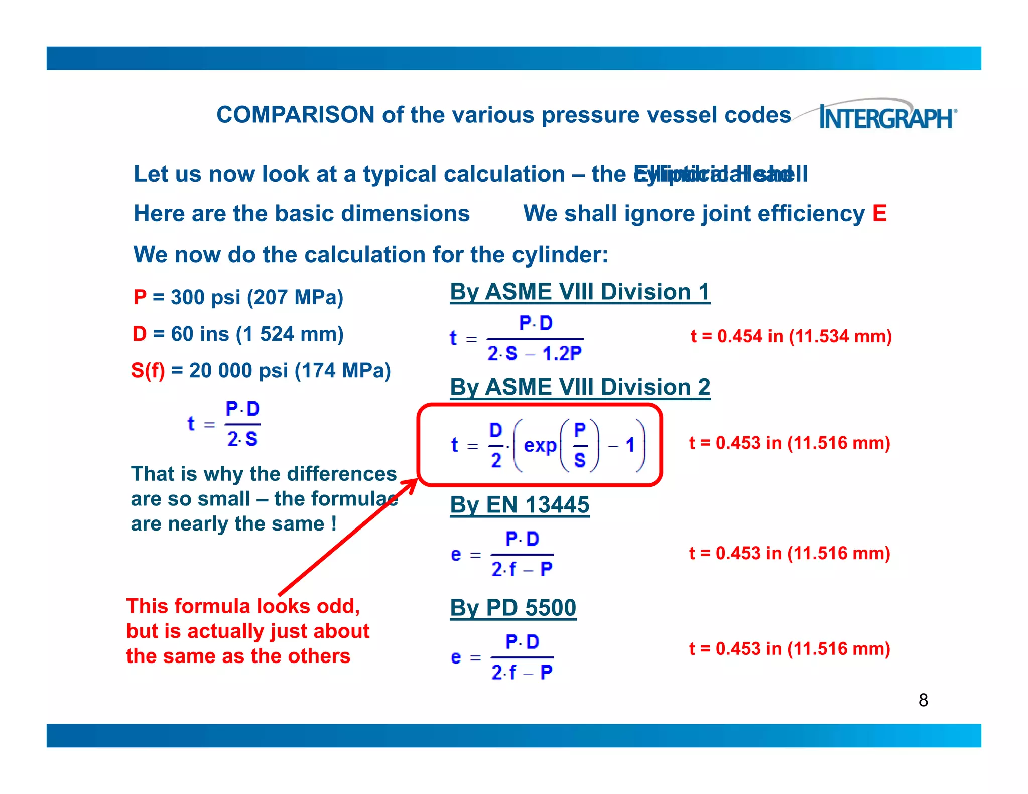 Comparison of Various Pressure Vessel Codes | PDF