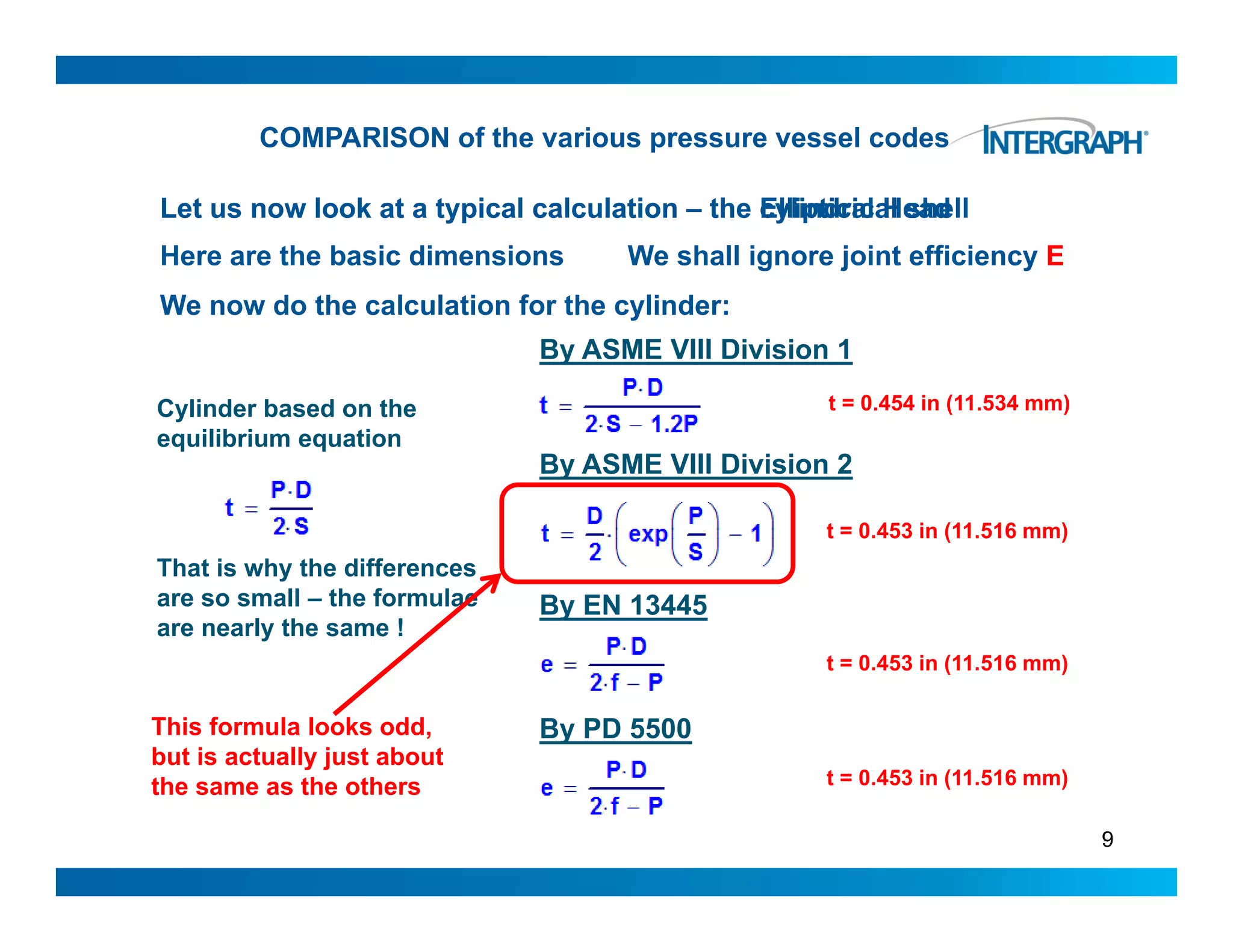 Comparison of Various Pressure Vessel Codes | PDF