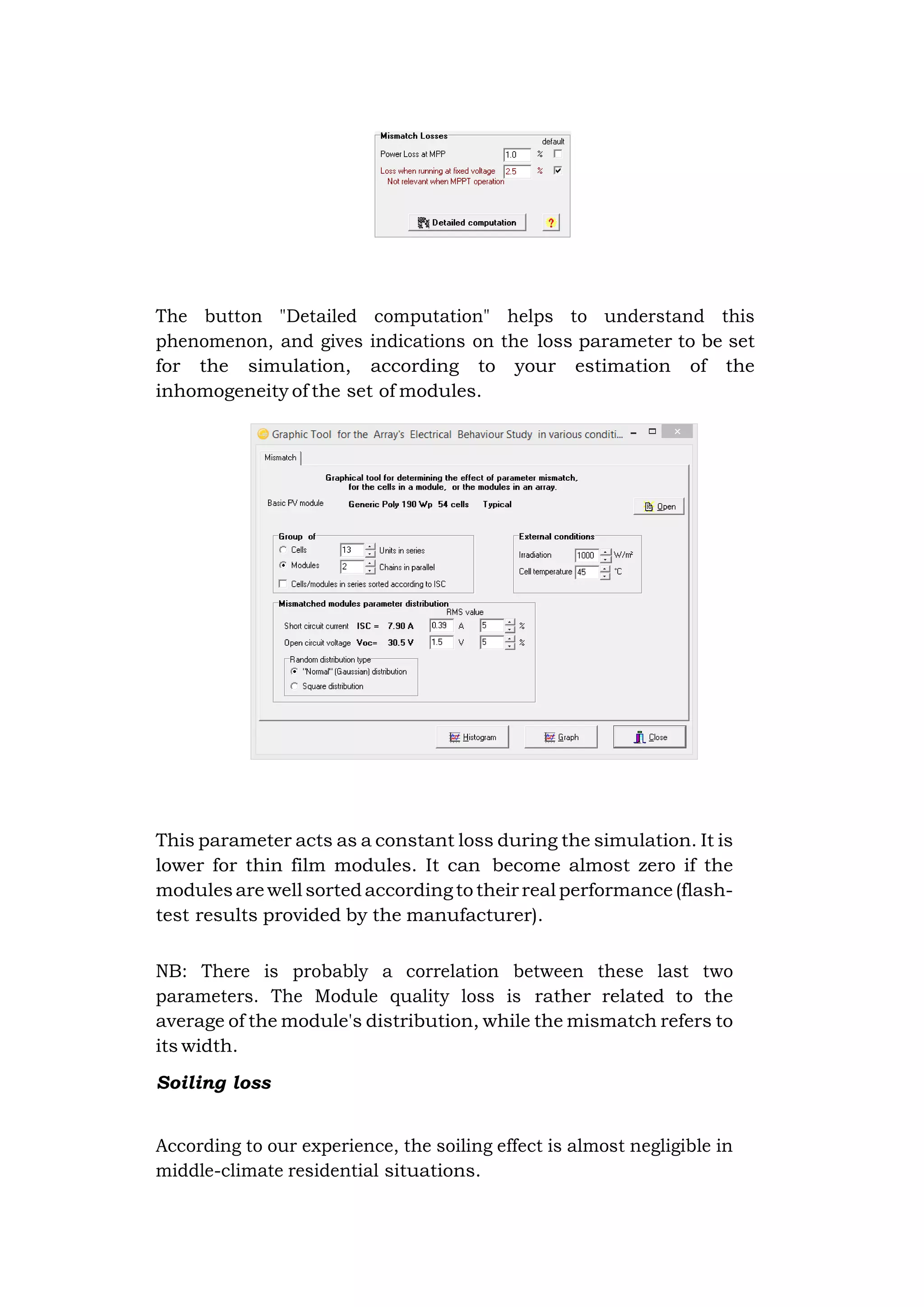 Pv field detailed losses | PDF